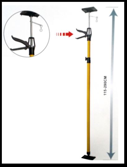 Pro Jack Overhead Third Arm Support and Level System 2pcs